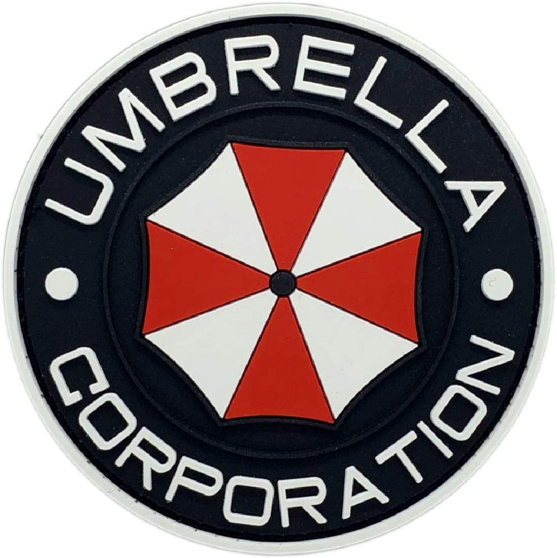 Resident Evil Umbrella Corporation Patch [3D-PVC Rubber -“Hook Brand” – MILTACUSA