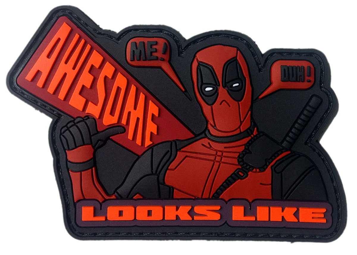 Awesome Looks Like Dead Pool Patch (PVC) – MILTACUSA