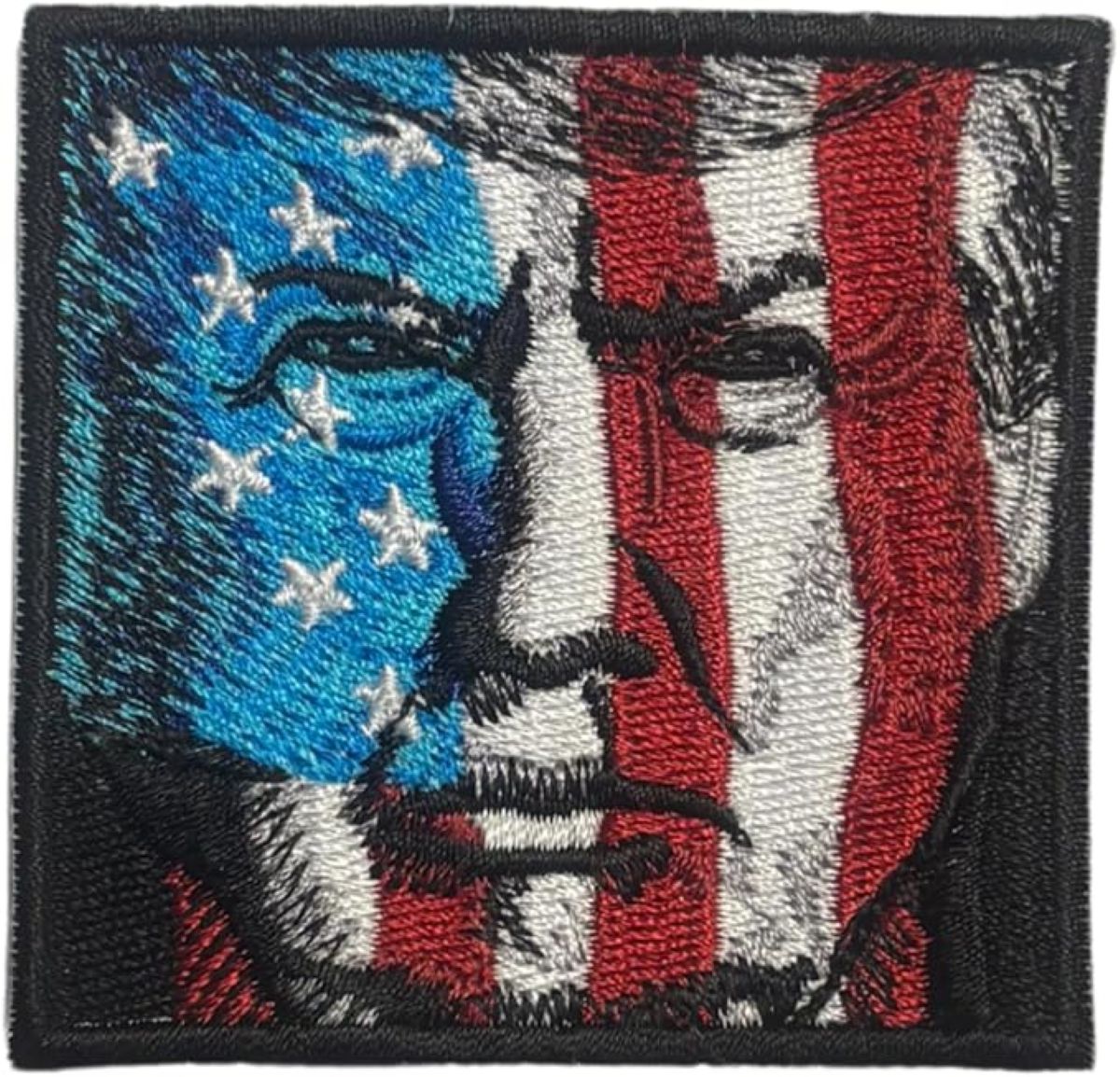 Donald Trump USA Face Make America Great Again 2.5x2.5 Inch Iron on Se ...