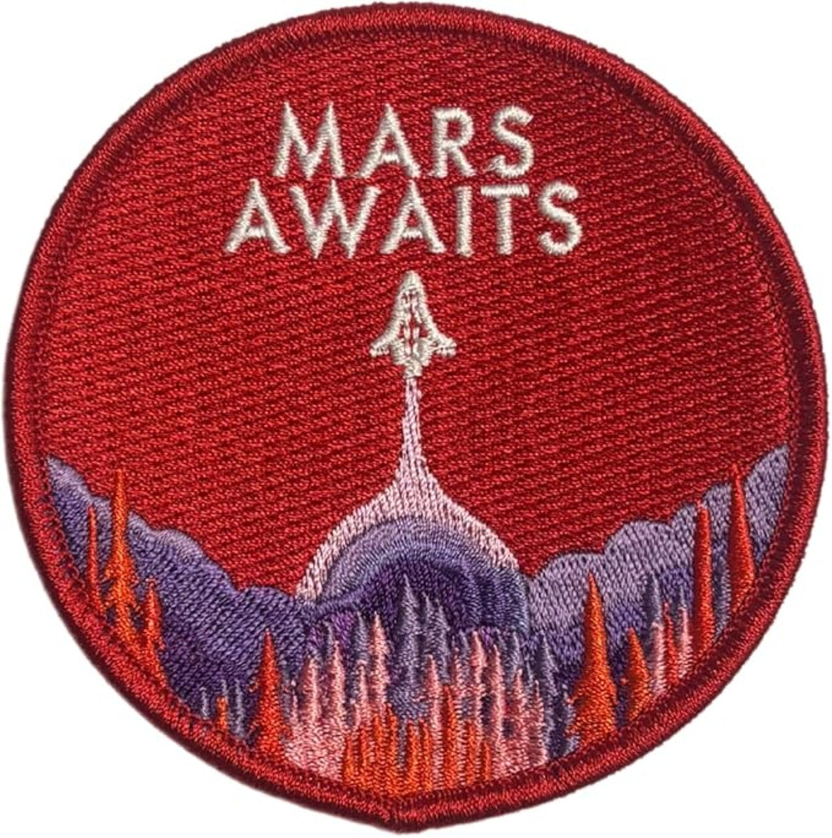 Mars Awaits Space Exploration Patch3.5 Inch Iron on Sew on Patch for B ...