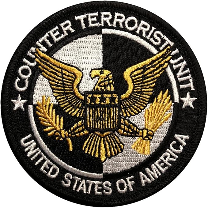 Miltacusa Counter Terrorist Embroidered Patch (Hook Fastener) – MILTACUSA
