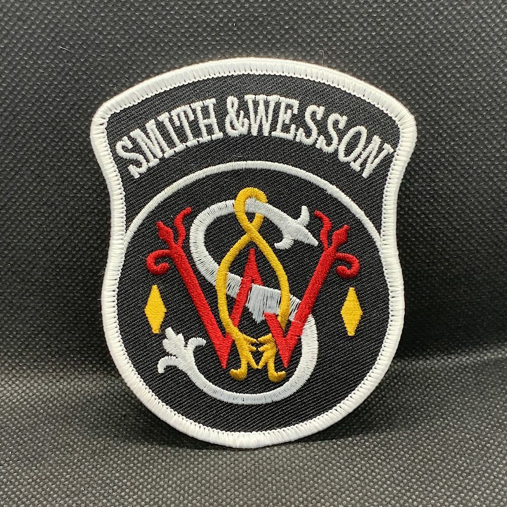 SMITH & WESSON Embroidery Gun Patch [Iron On Sew On 3.75 x 3.0] – MILTACUSA