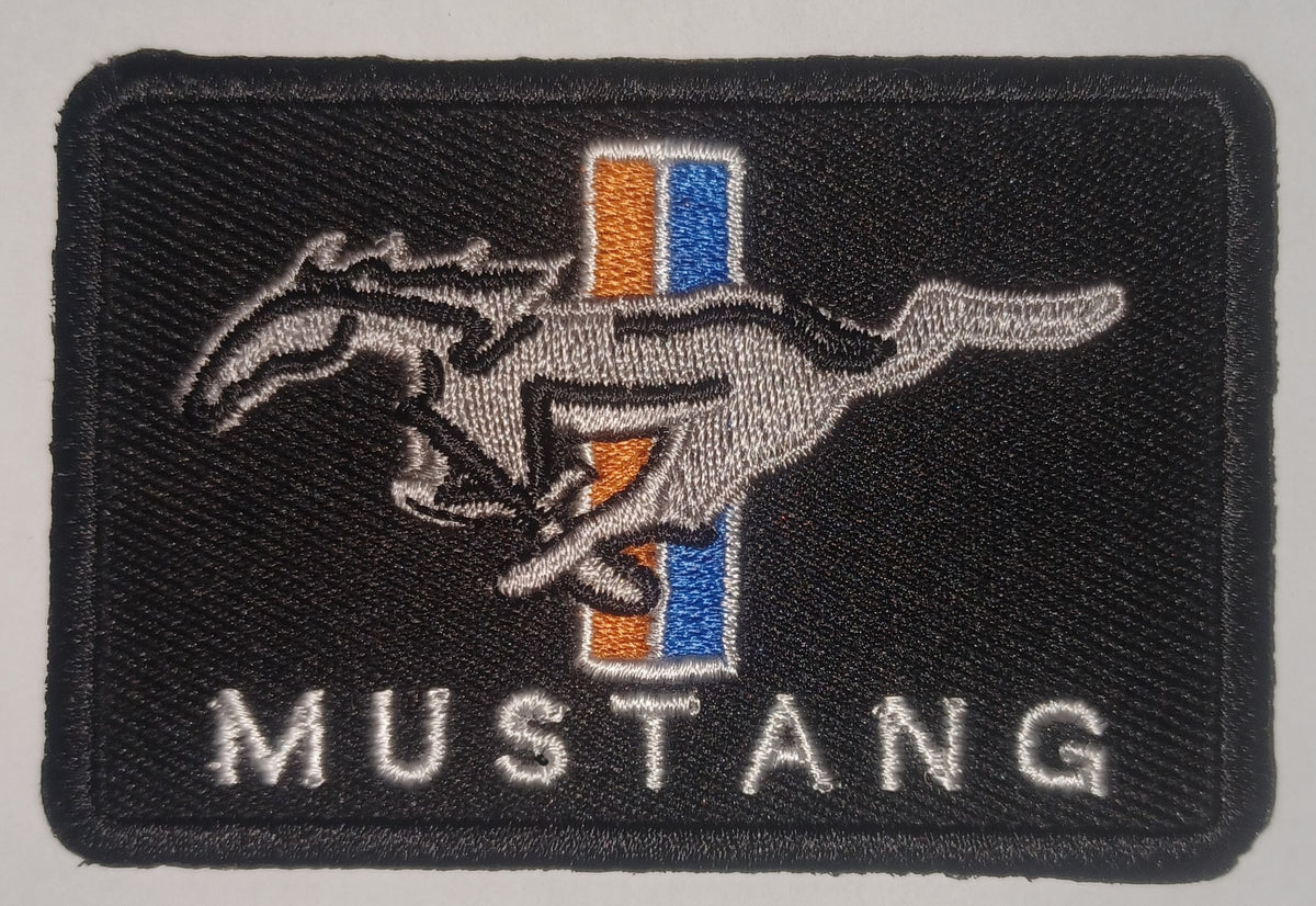 Mustang Sports Cars Patch [3.0 X 2.0 -Iron on Sew on] – MILTACUSA