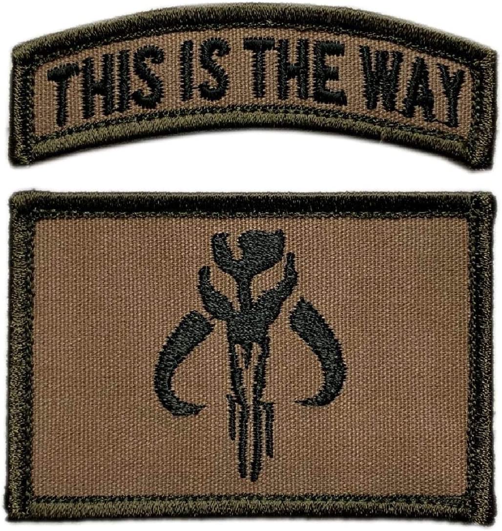 Mythosaur Skull Way Patch [2PC Set - Hook Fastener Backing -BP7,B7 ...