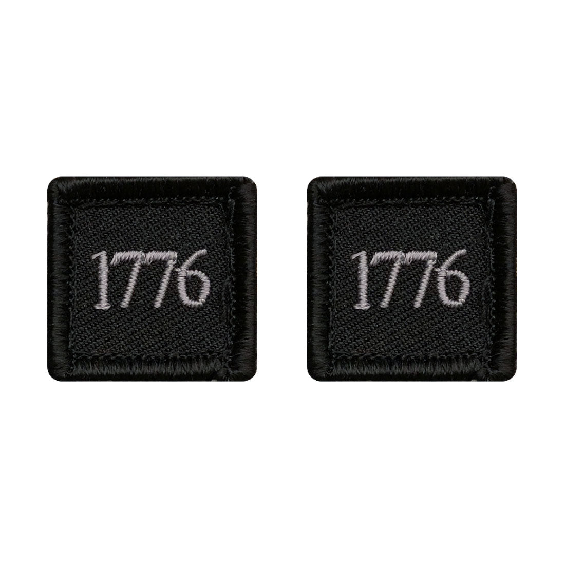 1776 Patch Bundle (Embroidered Hook) (2pc/Black) – MILTACUSA