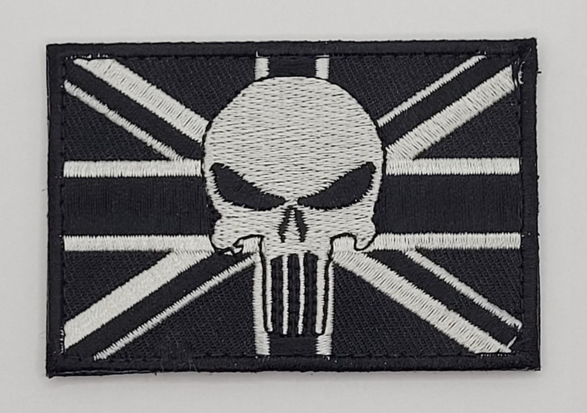 Tactical Skull Patch(Embroidered Hook Fastener) – MILTACUSA