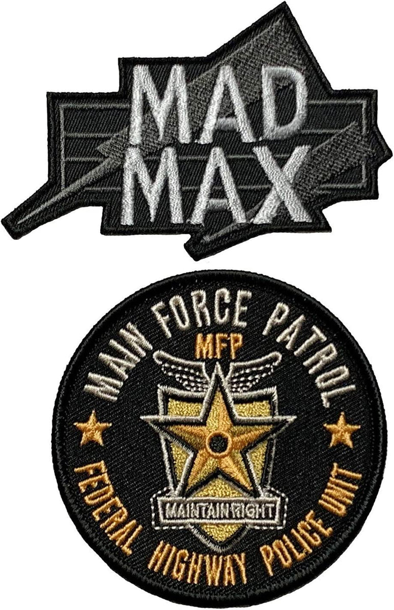 Road Warrior Main Force Patrol Patch (2PC Bundle -“Hook” Fastener -FP1 ...
