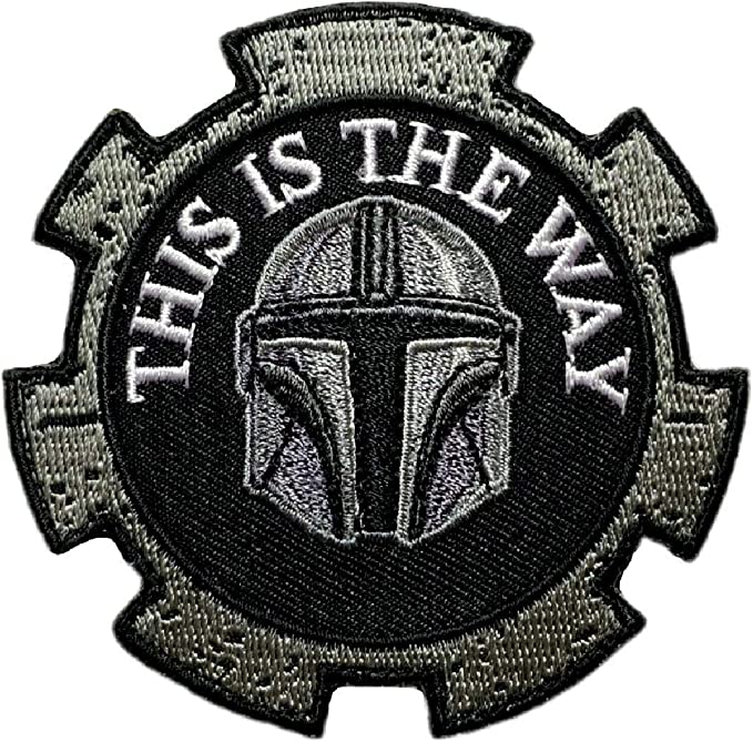 Mando This Way Embroidered Patch [Iron on Sew on -TW7A] – MILTACUSA