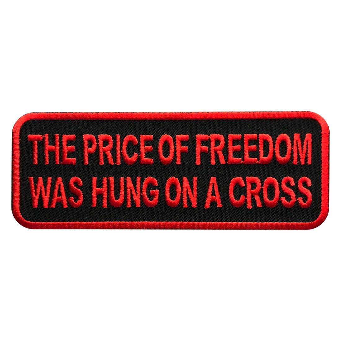 Price Of Freedom Patch (Iron On) (Red) – MILTACUSA