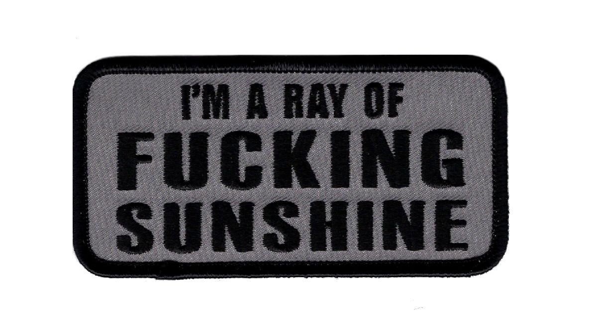 Ray of Sunshine Patch (Iron On) (Grey) – MILTACUSA