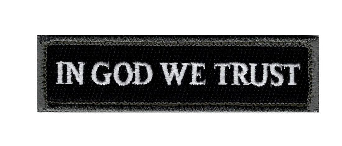 In God We Trust Patch (Embroidered Hook) – MILTACUSA