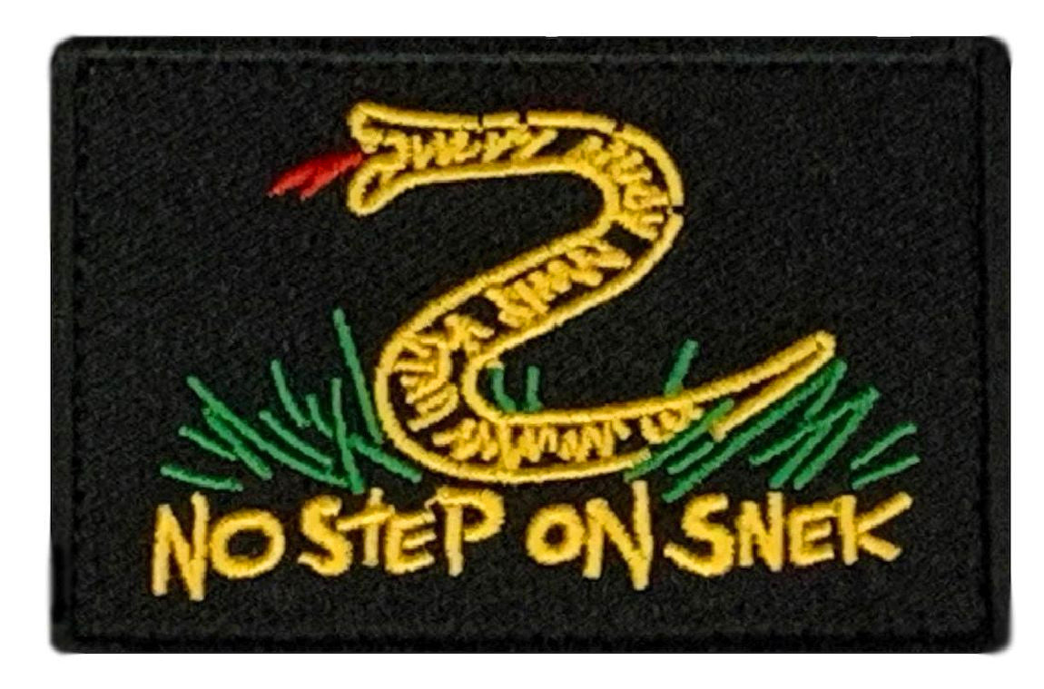 No Step on Snek Tactical Patch ["Hook Brand" Fastener - 3.0 X 2.0 -SN ...