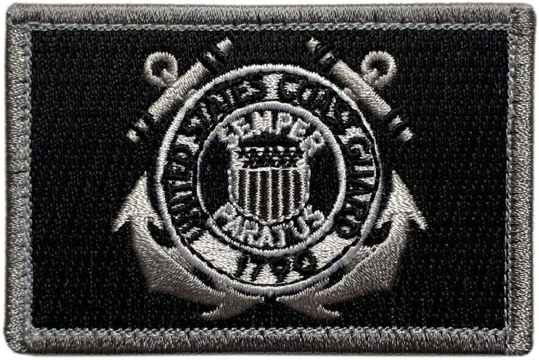 U.S. Coast Guard Patch (Hook” Fastener -CGP1) – MILTACUSA