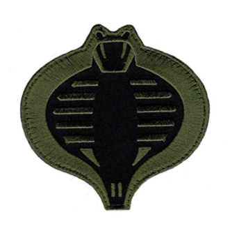 GI Joe Cobra Patch (Embroidered Hook) – MILTACUSA