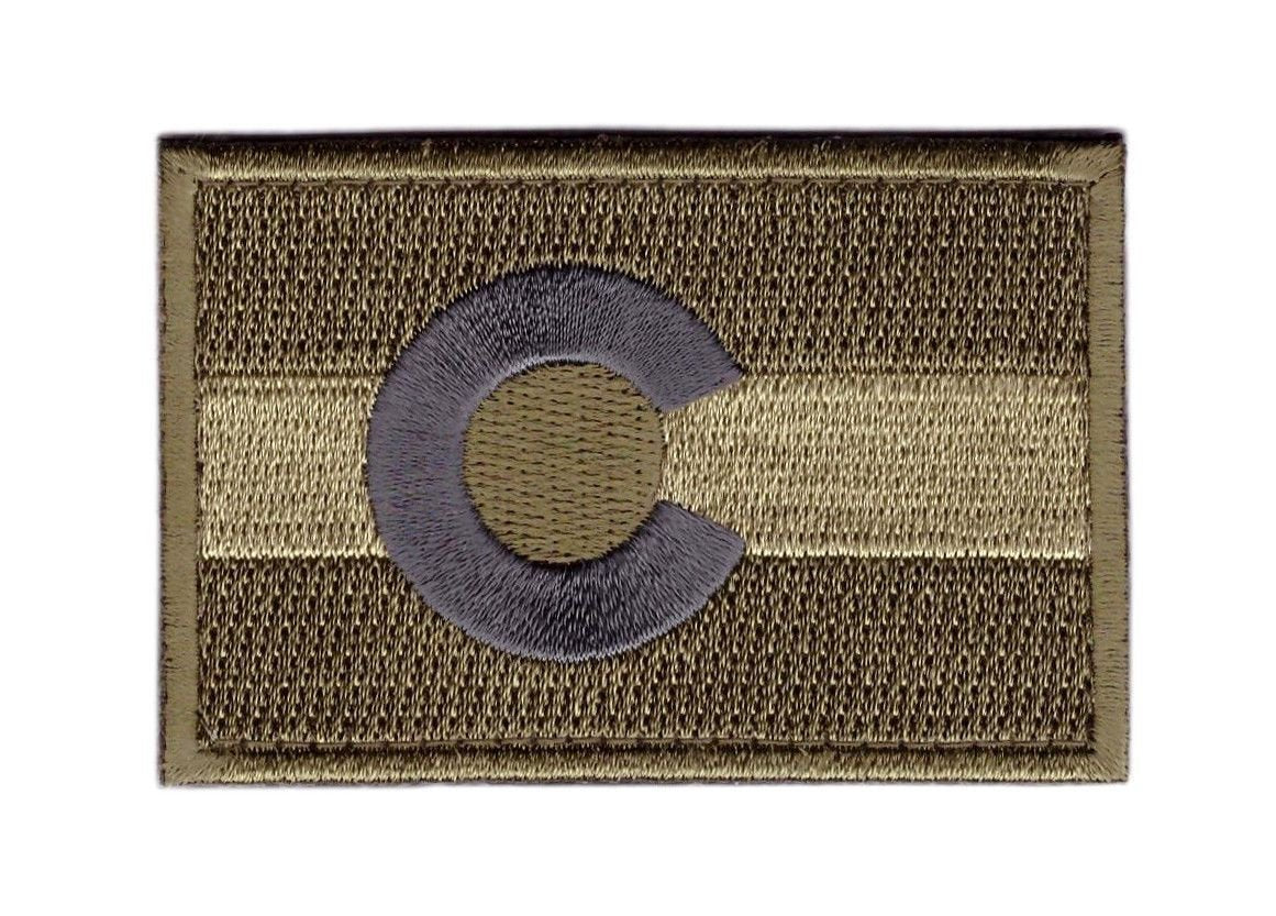 Colorado Flag Patch (Embroidered Hook) (Green) – MILTACUSA