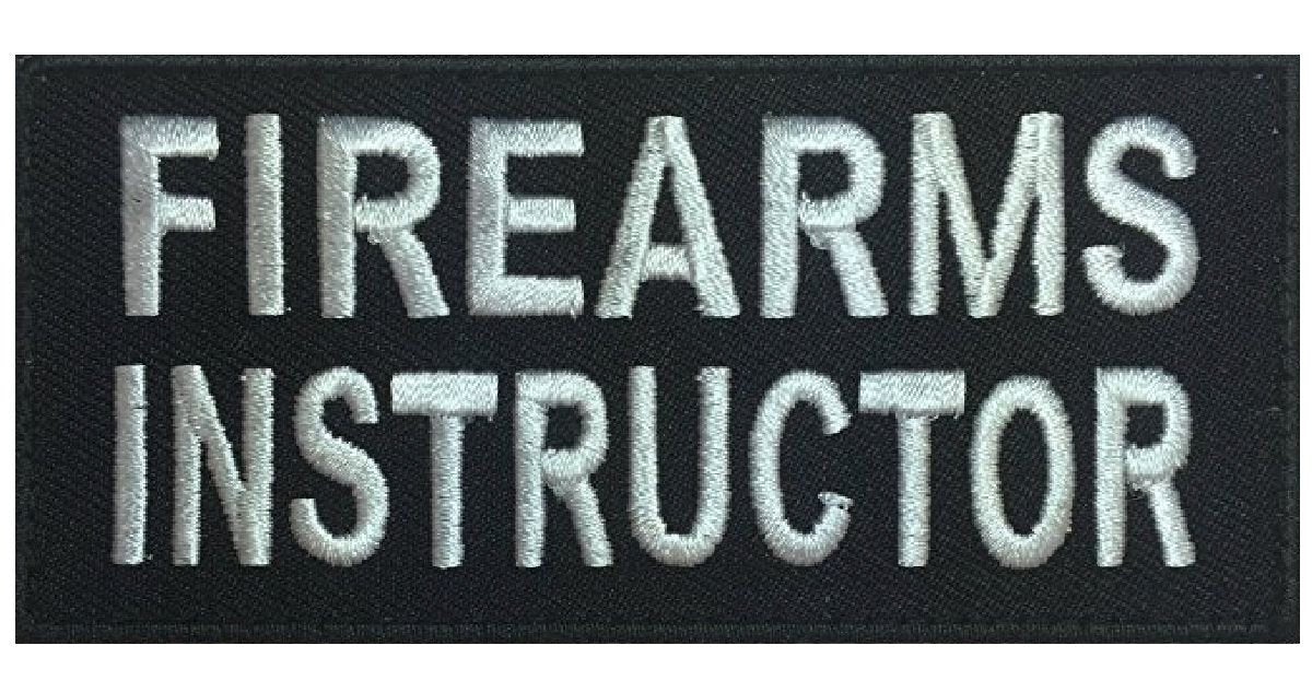 Firearms Instructor Patch (Embroidered Hook) – MILTACUSA