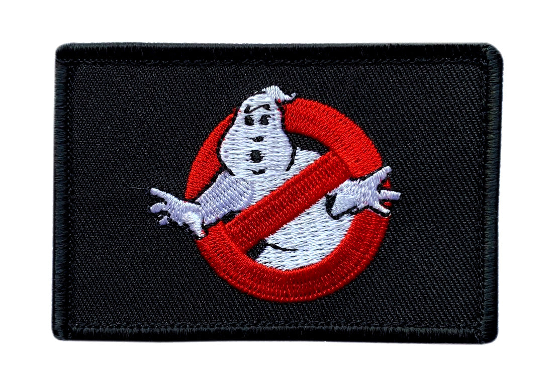 Ghostbusters No Ghost Tactical Patch (Hook Fastener - 3.0 X 2.0 -GB-7 ...