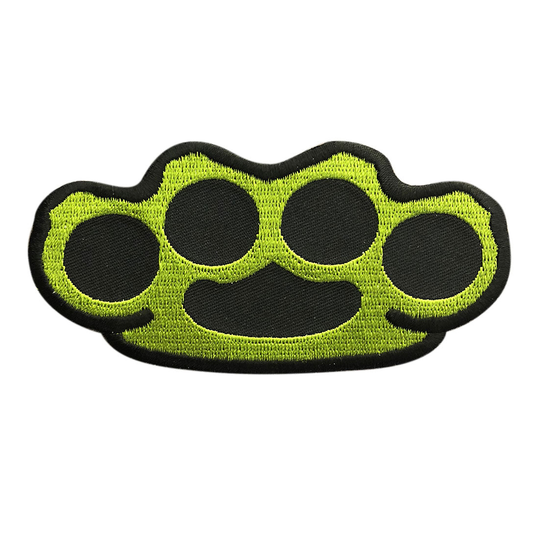 Brass Knuckles Patch (Iron On) (Green) – MILTACUSA