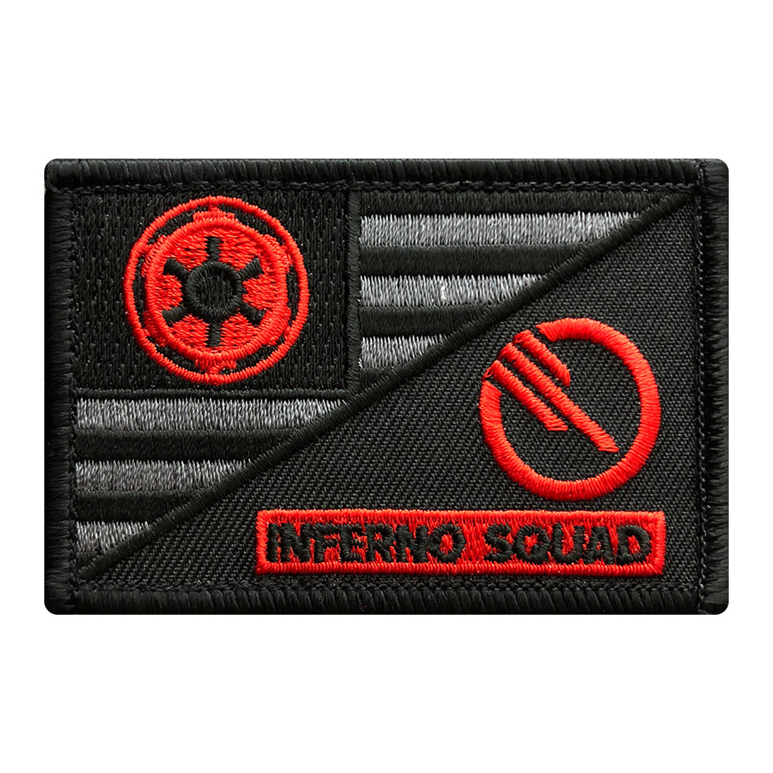 Star Battles Inferno Squad / American Flag Patch (Embroidered Hook ...