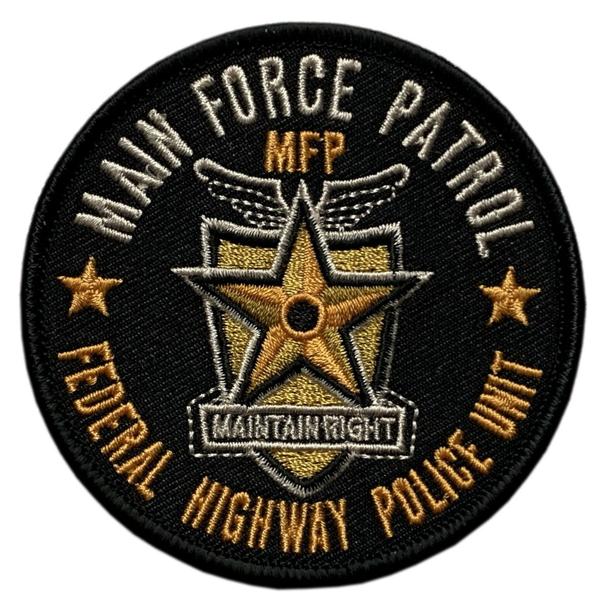 Mad Max Main Force Police Patrol Patch (Iron on Sew on -FP1) – MILTACUSA