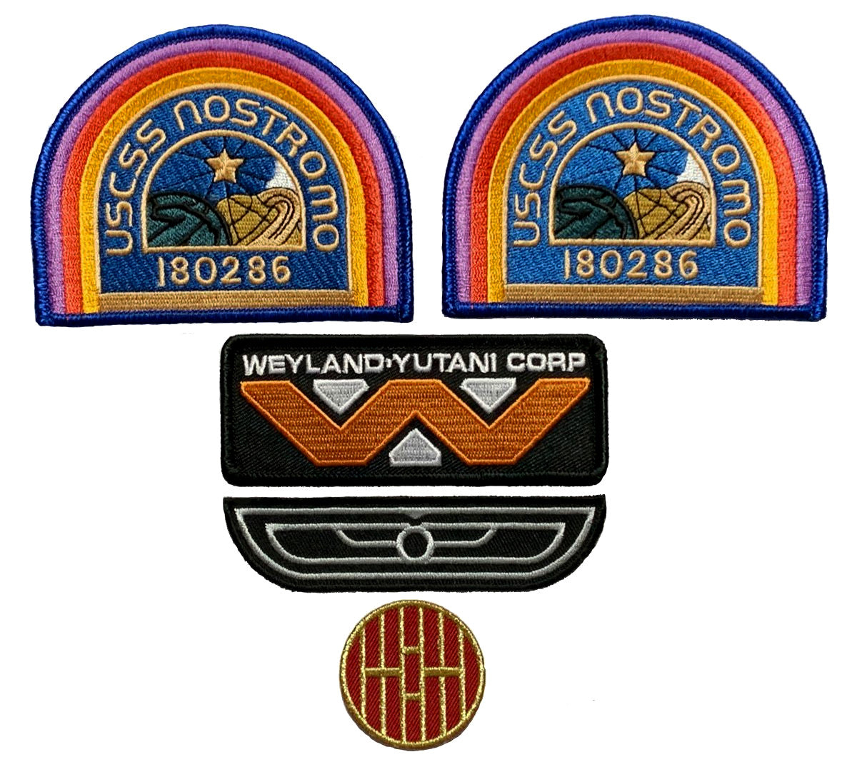 Alien Movie U.S.C.S.S. Nostromo Flight Wings Weyland Yutani Patch (Bun ...