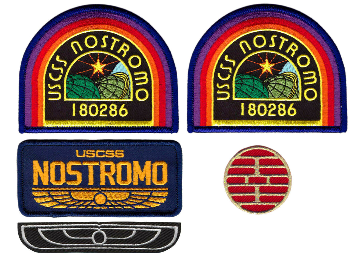 Alien Movie U.S.C.S.S. Nostromo Flight Wings Patch (Bundle 5PC-Iron on ...