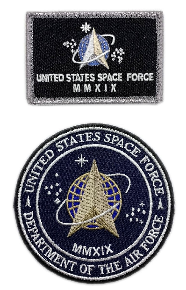 United States Space Force USSF Patch [2PC -"Hook Brand" Fastener -SF5 ...