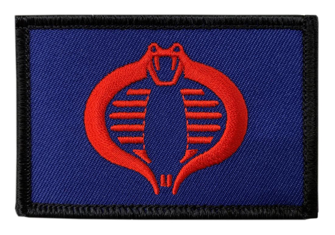 GI Joe Cobra Blue Cosplay Snake Tactical Hook Patch [3.0 X 2.0 -CB7 ...