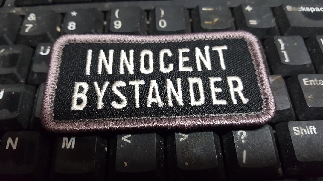 Innocent Bystander Tactical Patch [Hook Fastener - 3.0 X 1.5 MP3 ...