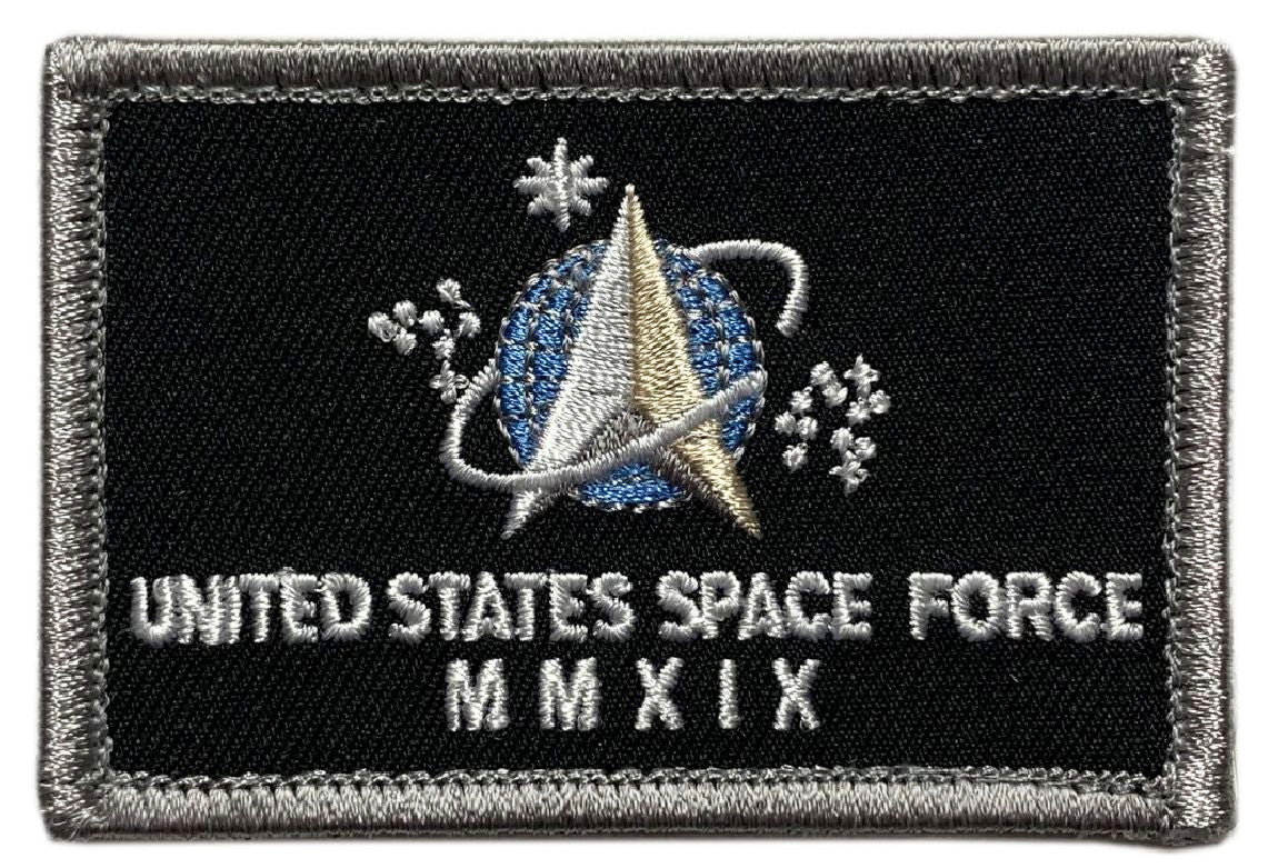 United States Space Force USSF Patch [3.0 X 2.0 -"Hook Brand" Fastener ...