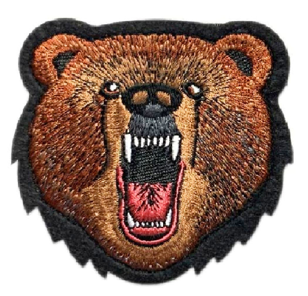 Angry Bear Tactical Morale Patch [3.0 X 3.0 - Hook Fastener Backing -A ...